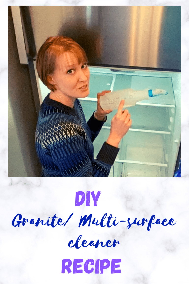 DIY Granite/ Multi-Surface Cleaner Recipe